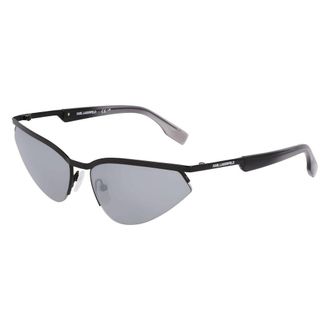 Karl Lagerfeld Schwarze Metall-Sonnenbrille