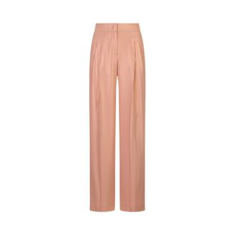 PESERICO Femme, Pantalons, Rose, Taille: 38 FR Pantalon Large Pliss&eacute;