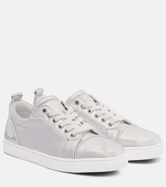 Christian Louboutin Sneakers Louise Orlato aus Metallic-Leder