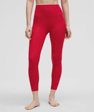 lululemon Legging Align New Year taille haute pour Femmes - 64 cm - Rouge - Taille 10