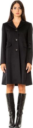 Max Mara Tevere Coat - Femme - Manteaux - Noir - Taille: 42 FR