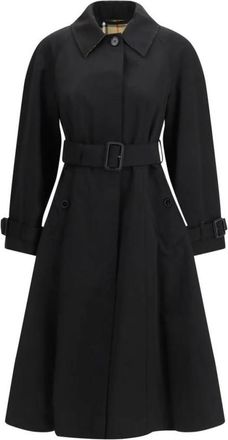 Burberry Femme, Robes, Noir, Taille: 36 FR Trench-coat avec doublure &agrave; carreaux embl&eacute;matiques