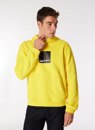 Karl Lagerfeld REGULAR FIT LOGO HOODIE, GELB, S