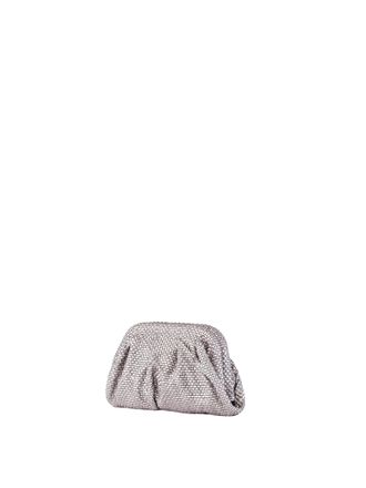 Benedetta Bruzziches Womens Clutch Venus La Petite Silver Aluminium Mesh Bags