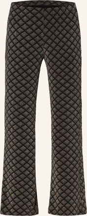 Ana Alcazar Marlenehose Mit Glitzergarn schwarz
