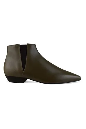 Loro Piana Sumire Ankle Boots Kaki