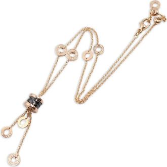 Bulgari collier B-zero1 en or rose 18ct et diamant