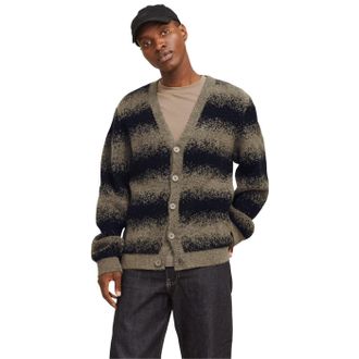 Jack & Jones Jack And Jones - Strickjacke f&uuml;r Herren, Grobstrick, leger (Grau)