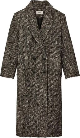 BA&SH manteau Voxlow à boutonnière croisée - Noir