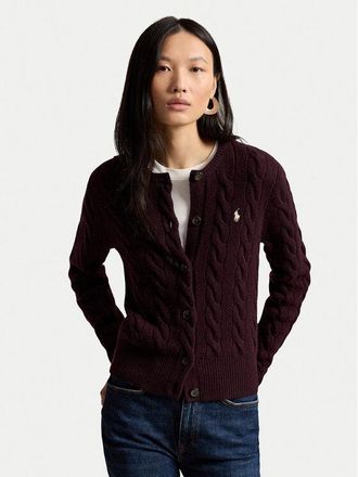 Polo Ralph Lauren Strickjacke 211972104506 Violett Slim Fit