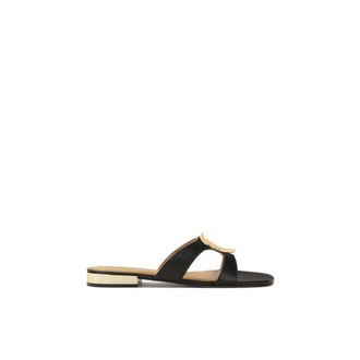 Kazar Sandalen mit goldenem Absatz und gro&szlig;er Verzierung - - Shoes - Damen - Schwarzk - 38 EU