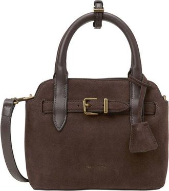 Marc O'Polo Damen Umhängetasche Veloursleder CROSSBODY BAG S