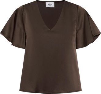Saint Tropez Blusen & Hemden - - Blouses & Shirts - Damen - Braun - M