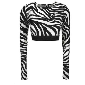 Versace Jeans Couture Langarmshirt - - Tops - Damen - Schwarzk - 2XS