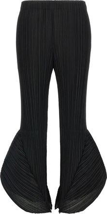 Issey Miyake Femme, Pantalons, Noir, Taille: 42 FR Skyline Pleated Pants