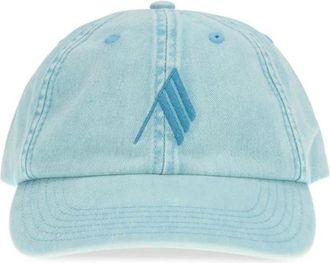 The Attico Femme, Accessoires, Bleu, Taille: ONE Size Casquette de baseball en coton