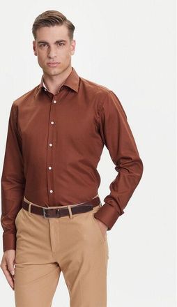 HUGO BOSS Hemd H-Joe 50545145 Beige Regular Fit