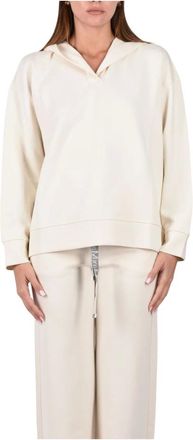 Max Mara Sweat &agrave; capuche Buona - Femme - Sweatshirts et sweats &agrave; capuche - Beige - Taille: 42 FR