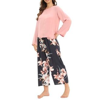 Generic Ensemble de salon pour femme - Ensemble dentra&icirc;nement pour femme - D&eacute;bardeur c&ocirc;tel&eacute; 2 - Tenue de sport taille haute - Short de yoga - Ensemble de v&ecirc;te