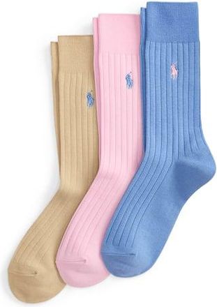 Polo Ralph Lauren Lot de trois paires de chaussettes en coton