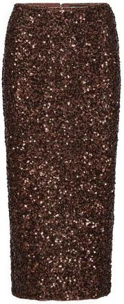 Rotate Jupe Midi - Camel