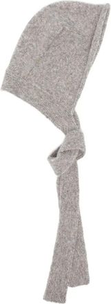 STUDIO NICHOLSON Gestrickte Drumm Kapuze - Grau