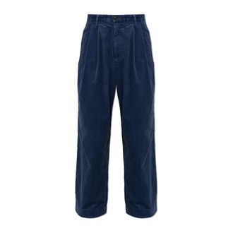 Paul Smith Pantalon Droit en Velours C&ocirc;tel&eacute; - Homme - Pantalons - Bleu - Taille: W31