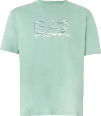 Emporio Armani Emporio Armani Ea7, Homme, Tops, Vert, Taille: M T-shirts &agrave; manches courtes