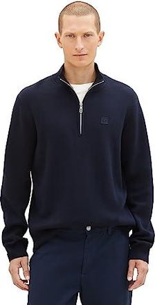 Tom Tailor 1038197 Pull en Tricot Troyer, 10668-sky Captain Blue, L Homme
