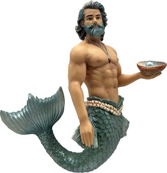 December Diamonds 55-55469 Perlensammler Merman Ornament, 17,8 cm