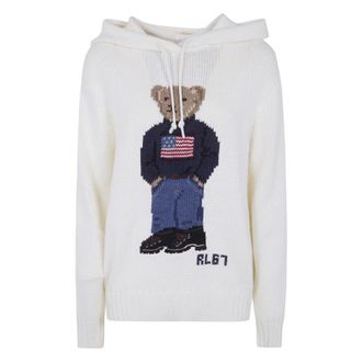 Polo Ralph Lauren Damen, Sweatshirts & Hoodies, Wei&szlig;, SGr&ouml;&szlig;e