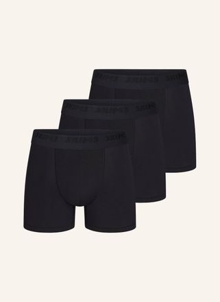 SKIMS Skims 3er-Pack Boxershorts Skims Stretch schwarz