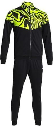 Joma Lion II Survêtement, Noir, Jaune Fluo, XXL Homme