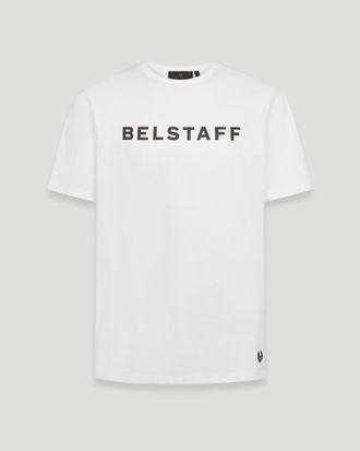 Belstaff T-shirt &Agrave; Logo Belstaff Pour Homme Jersey De Coton Blanc 2xl