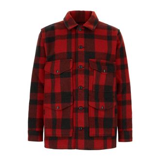 Filson Mackinaw Wool Cruiser Jacke - - Jackets - Herren - Rot - M