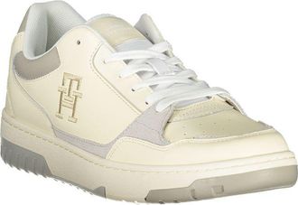 Tommy Hilfiger Logo-Embroidered Sneakers - Beige