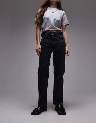 Arket Jade - Jean slim stretch - Noir d&eacute;lav&eacute;