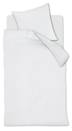 Beddinghouse Conscious bettw&auml;sche-Set 2 TLG. - 135x200 - Wei&szlig; - Baumwolle - mit Rei&szlig;verschluss