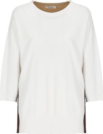 KANGRA Femme, Pulls, Blanc, Taille: 40 FR Pull ras du cou