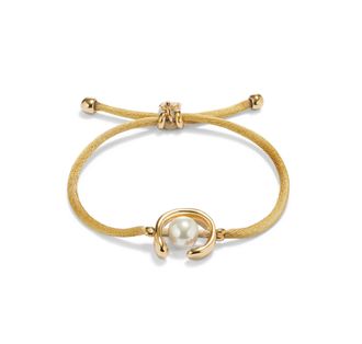 Uno De 50 UNO de 50 Armband aus Kamelgarn mit 18 Karat vergoldeter Muschelschale., Mediano, Gold, Kein Edelstein