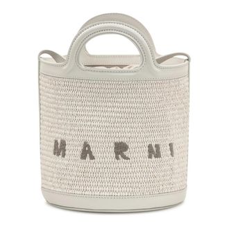 Marni Femme, Sacs, Blanc, Taille: ONE Size Mini Sac Seau Tropicalia