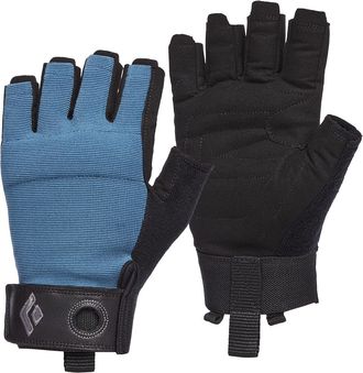 Black Diamond Unisex Crag Half-Finger Gloves Kletter-Handschuhe, Klettersteig, Astral Blue, XL
