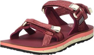 Jack Wolfskin OUTFRESH DELUXE SANDAL W, Sport Sandalen, Rot (carbernet/champagne 2136), 39.5 EU (6 UK)