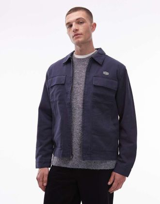 Vans McAvoy Station - Jacke in Marineblau mit Rei&szlig;verschluss