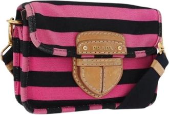 Prada Sac bandouli&egrave;re vintage Pre-owned - Femme - Pre-owned - Rose - Taille: ONE Size
