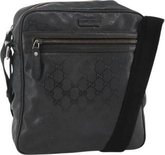 Gucci Sac bandouli&egrave;re vintage Pre-owned - Femme - Pre-owned - Noir - Taille: ONE Size