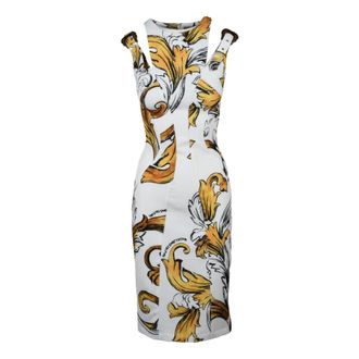 Versace Jeans Couture Femme, Robes, Multicolore, Taille: 40 FR Tubino Lungo