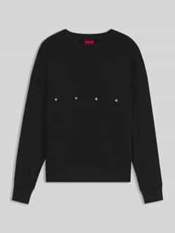 HUGO BOSS Oversize Sweatshirt mit R&uuml;cken-Print