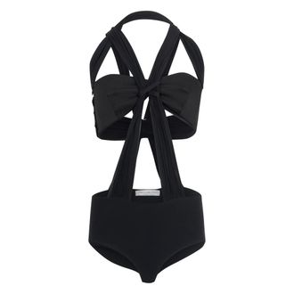 Philosophy di Lorenzo Serafini Gekreuzter Badeanzug - - Swimwear - Damen - Schwarzk - XS