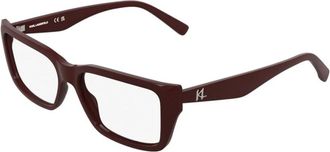 Karl Lagerfeld Femme, Accessoires, Rouge, Taille: 55 MM Kl6212 601 Optical Frame